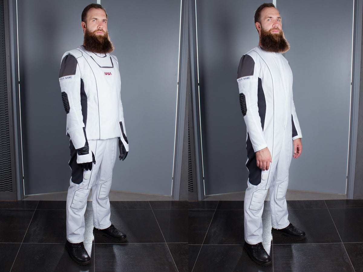 Men uniform overalls Space X inspired Halloween costume Astronaut insp ...