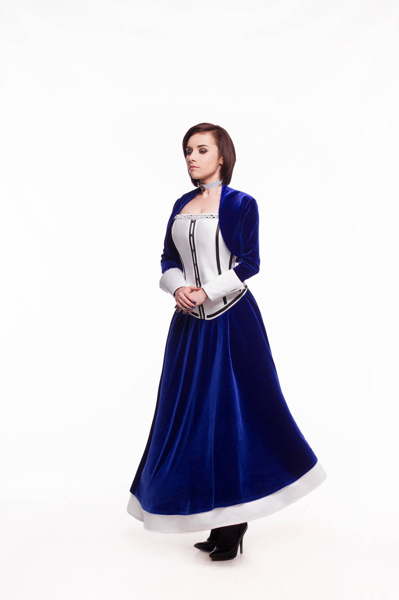 Outfit Bioshock Elisabeth Cosplay Dress Video Game Heroine Cosplay Fem ...