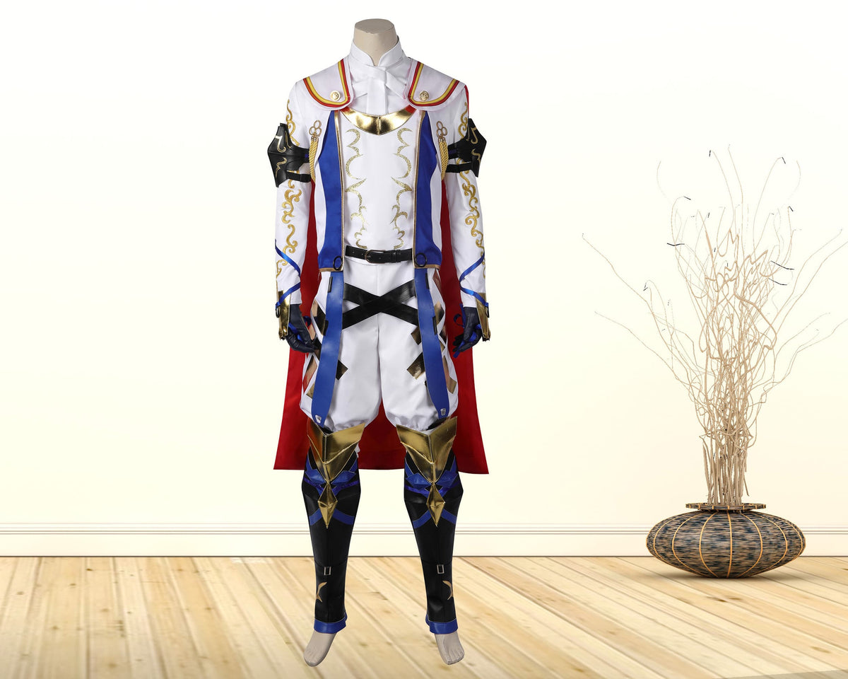 Costume Cosplay Suit with Cloak Male Version Fire Emblem Engage Alear ...