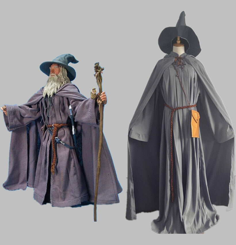 Gandalf Costume Grey Outfits in The Lord of the Ring Cosplay Costume ...