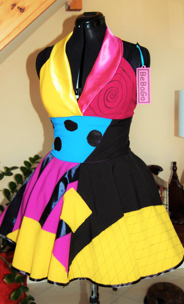 Halloween patchwork costume,Ragdoll dress, Sally Ragdoll costume ...