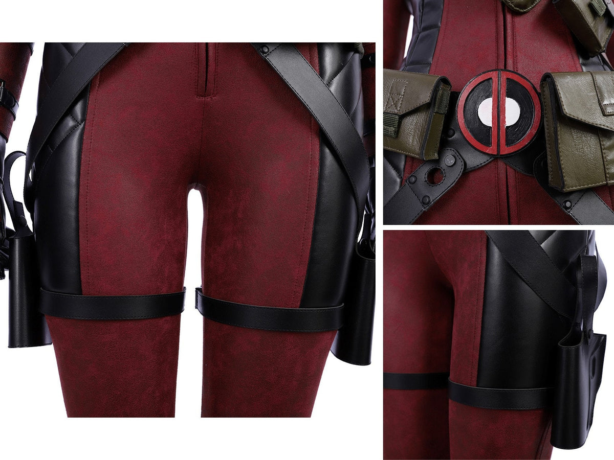 Outfit Wanda Wilson Lady Deadpool Halloween Costume Cosplay Lady Deadp ...