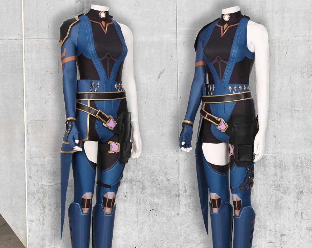 Valorant Agent Halloween suit Reyna Valorant Costume Cosplay Suit ...
