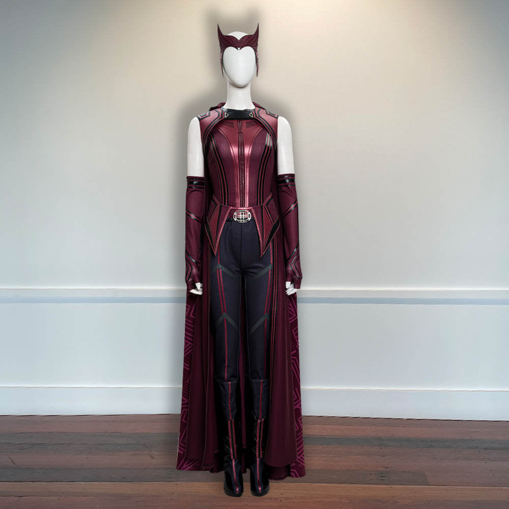Outfit Wanda Maximoff Halloween Outfit Scarlet Witch Wander Vision Cos ...