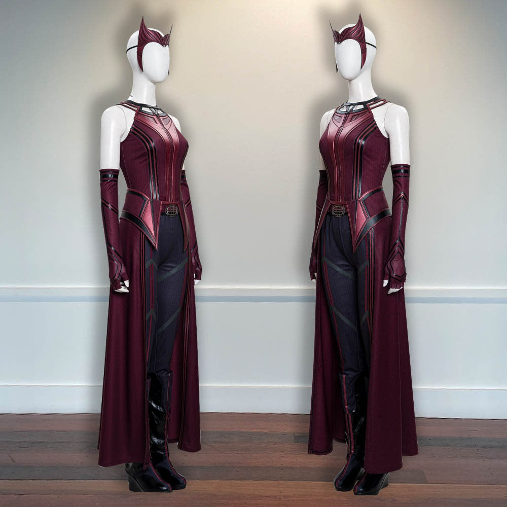 Outfit Wanda Maximoff Halloween Outfit Scarlet Witch Wander Vision Cos ...