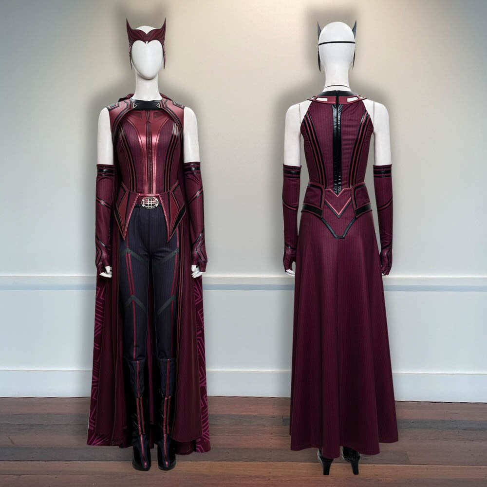 Outfit Wanda Maximoff Halloween Outfit Scarlet Witch Wander Vision Cos ...