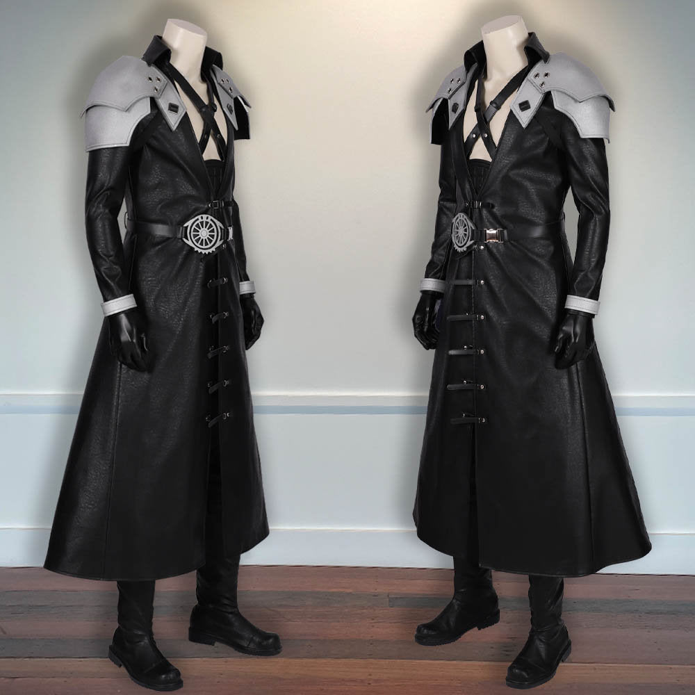 Final Fantasy VII Remake FF7 Halloween Outfit Sephiroth Cosplay Costum ...