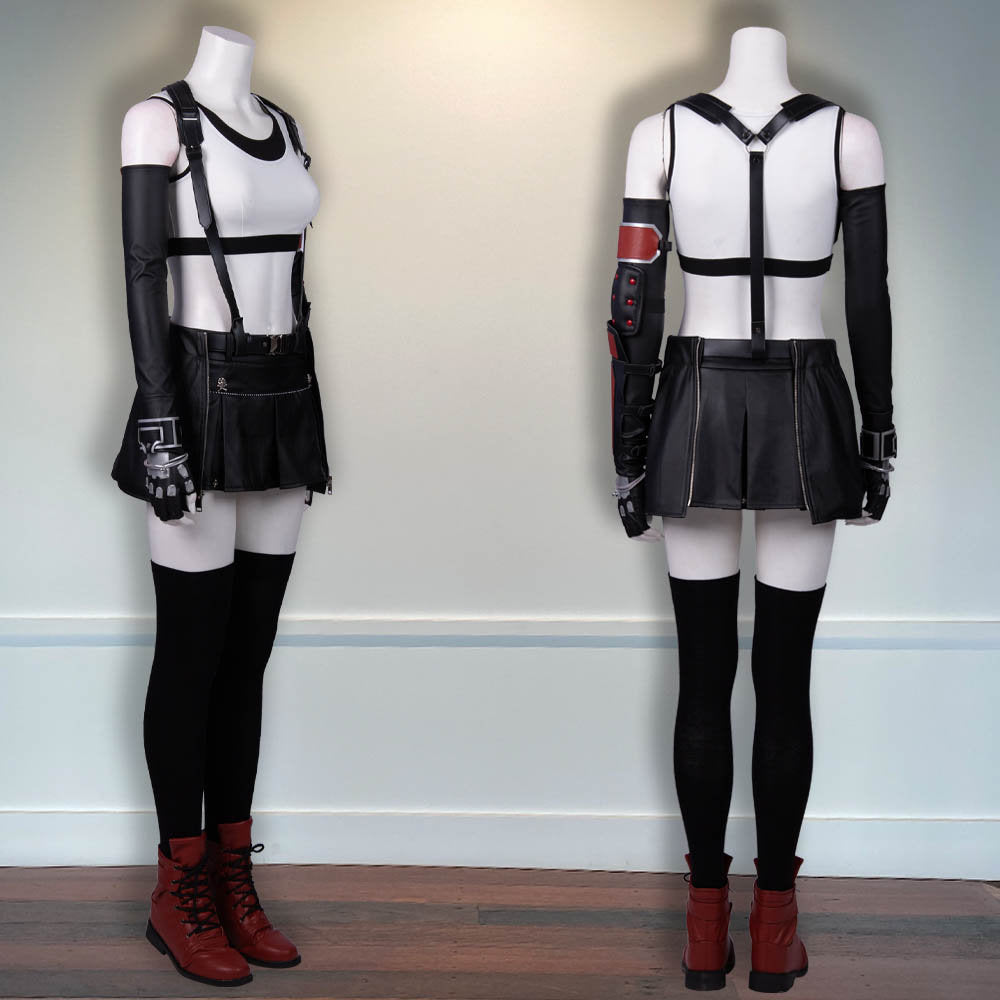Costume Cosplay Outfit FFVII Halloween Tifa Final Fantasy 7 Remake ...