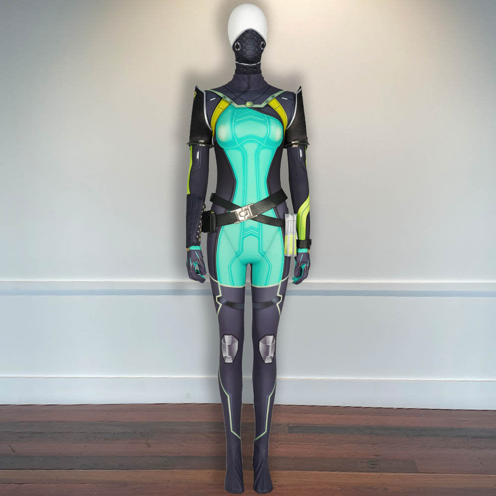 Jumpsuit Full Outfit Set Valorant Halloween Outfit Viper Valorant Cost ...