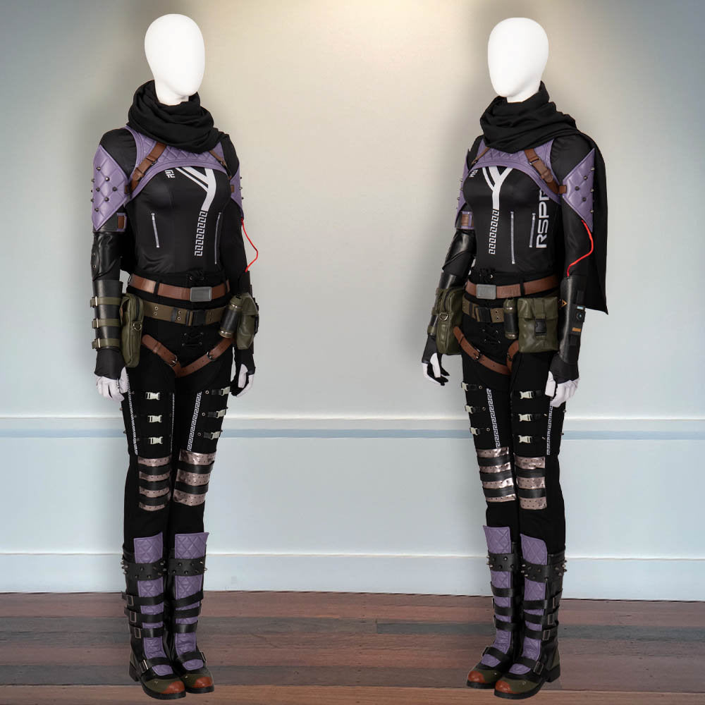 Cosplay Costume Halloween Battle Outfit Wraith Apex Legends Season 8 ...