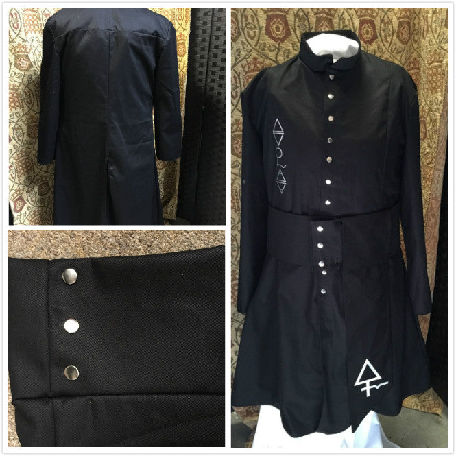 Ghost coat with sash black for Adult Mens – Cosplayrr