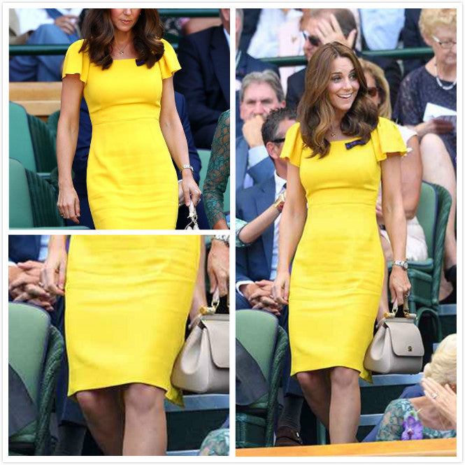 How to Dress like Cosplay Kate Middleton yellow dress – Cosplayrr