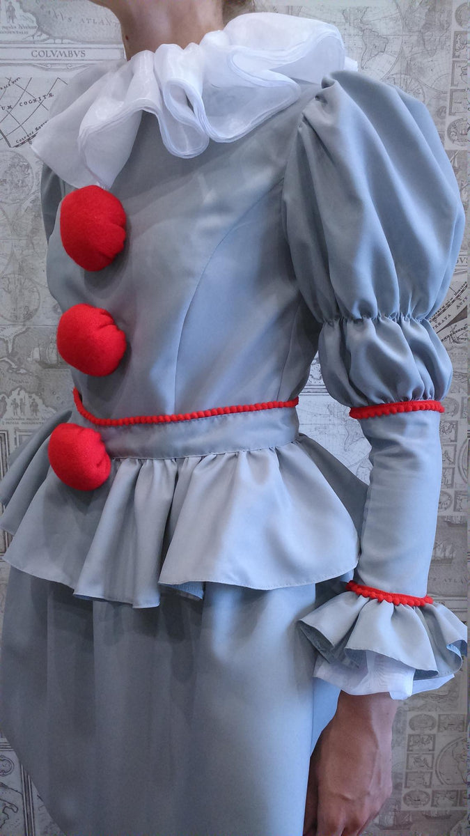 Pennywise Costume Pennywise Clown Cosplay Helloween Costume – Cosplayrr