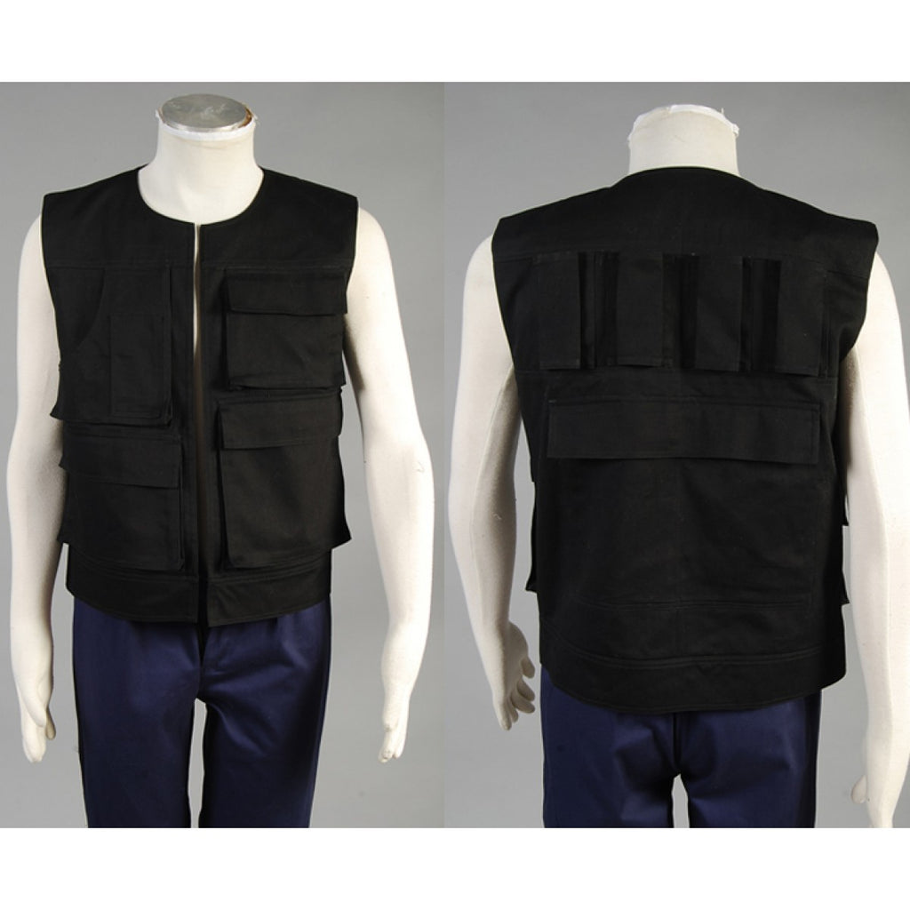 Star Wars Han Solo Vest ANH A New Hope Costume Black Vest only – Cosplayrr