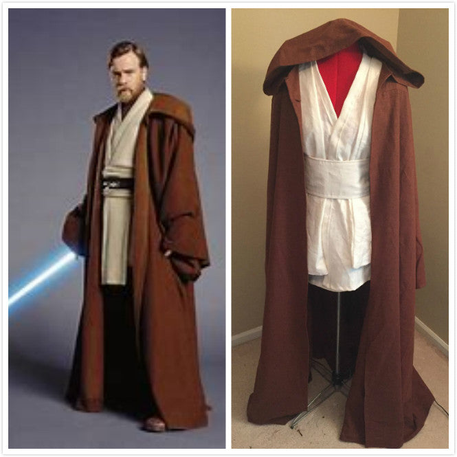 Star Wars Jedi Costume Robe, Tunic, Tabbard and Obi – Cosplayrr