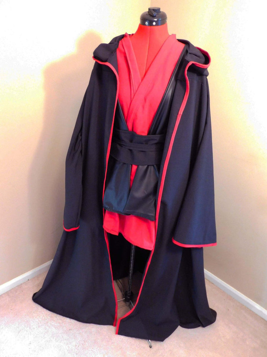 Star Wars Red Sith Robe, Tunic, Obi and Tabbard Costume for adults ...