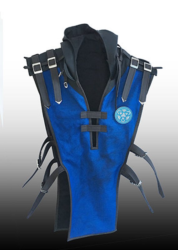 Sub Zero tabard Mortal Kombat blue tabard adults – Cosplayrr