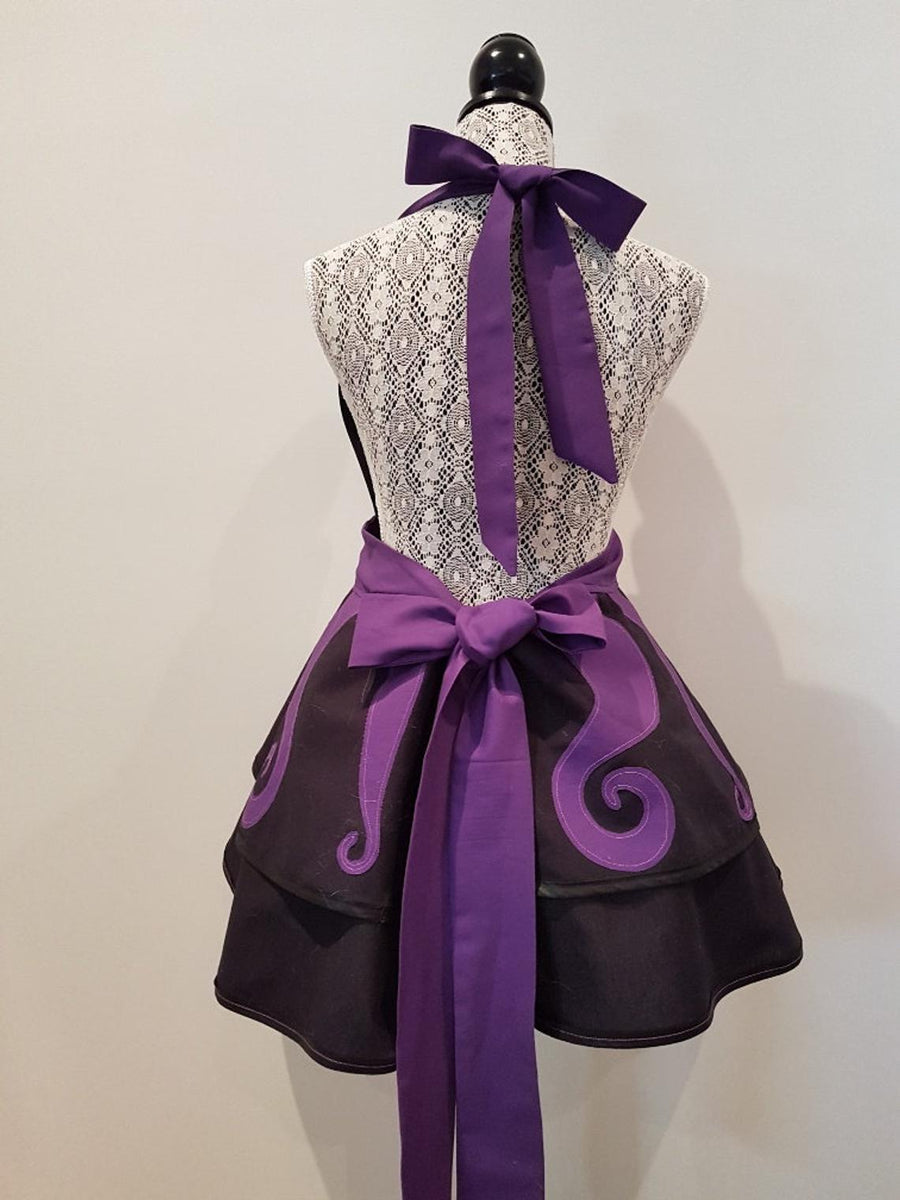 Ursula Costume Little Mermaid costume Evil Apron Retro cosplay apron ...